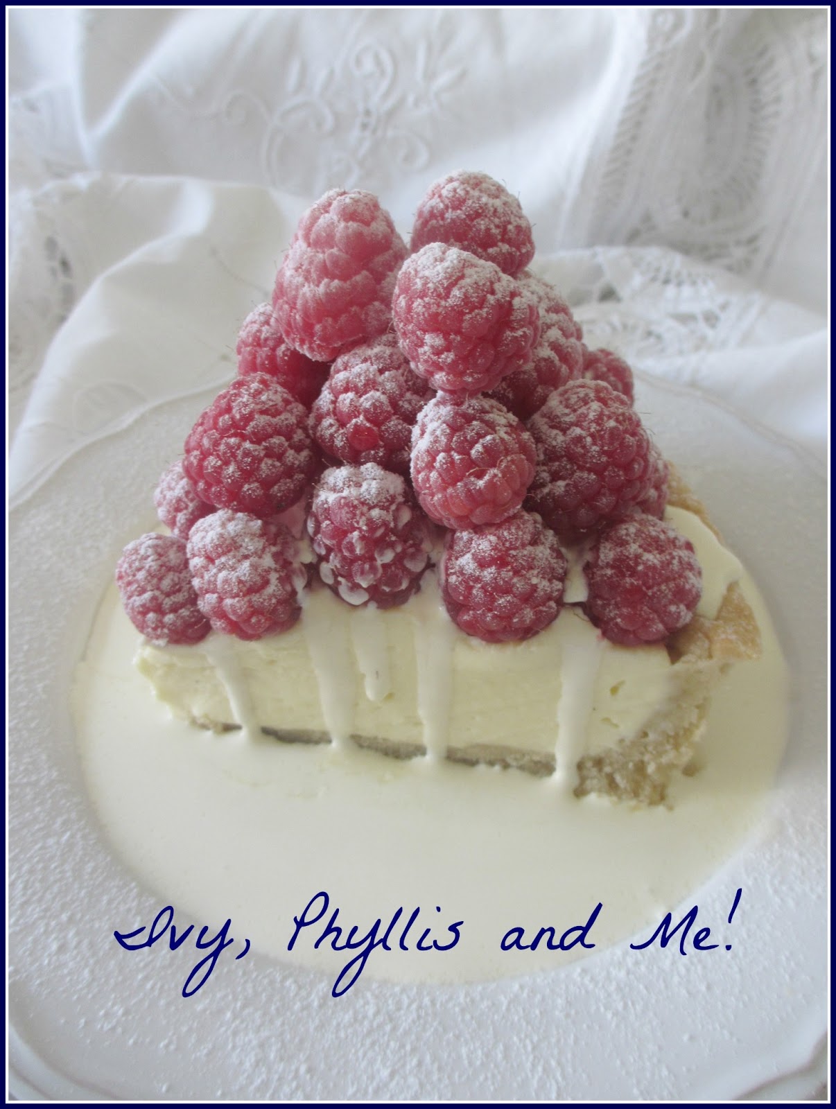 Ivy, Phyllis and Me!: RASPBERRY SUMMER DESSERT