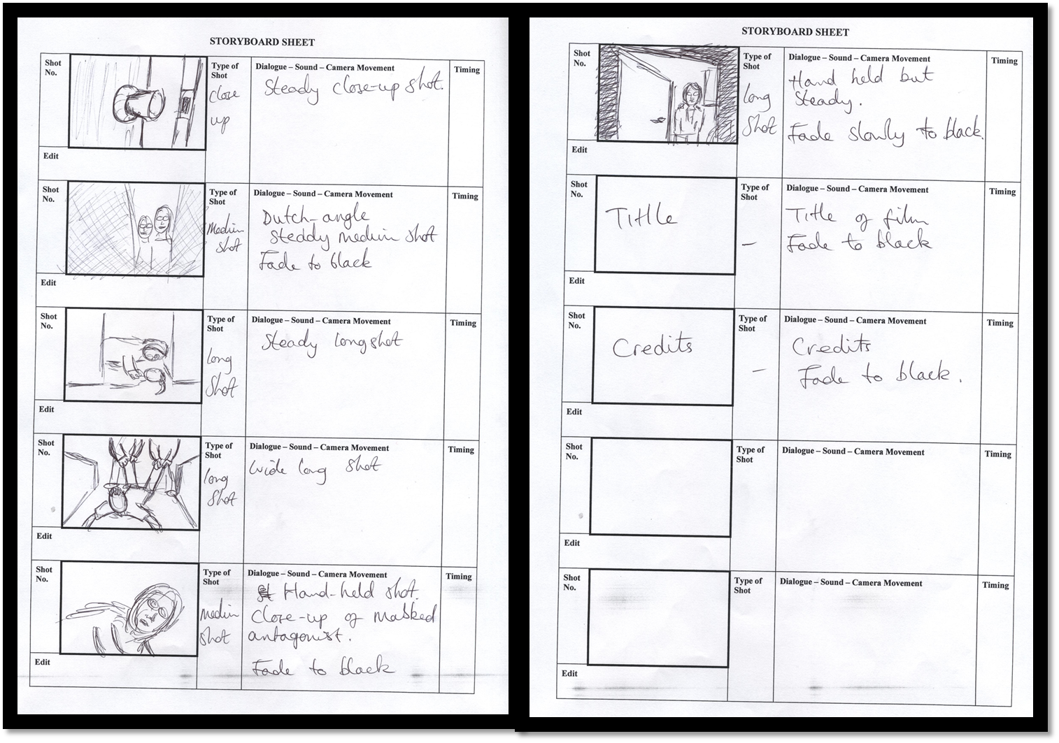 A2 Media Coursework: Planning: Teaser Trailer