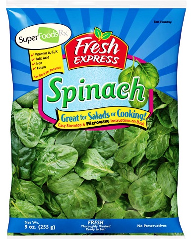 The Thrifty Deafies: Safeway: $.25 Fresh Express Spinach