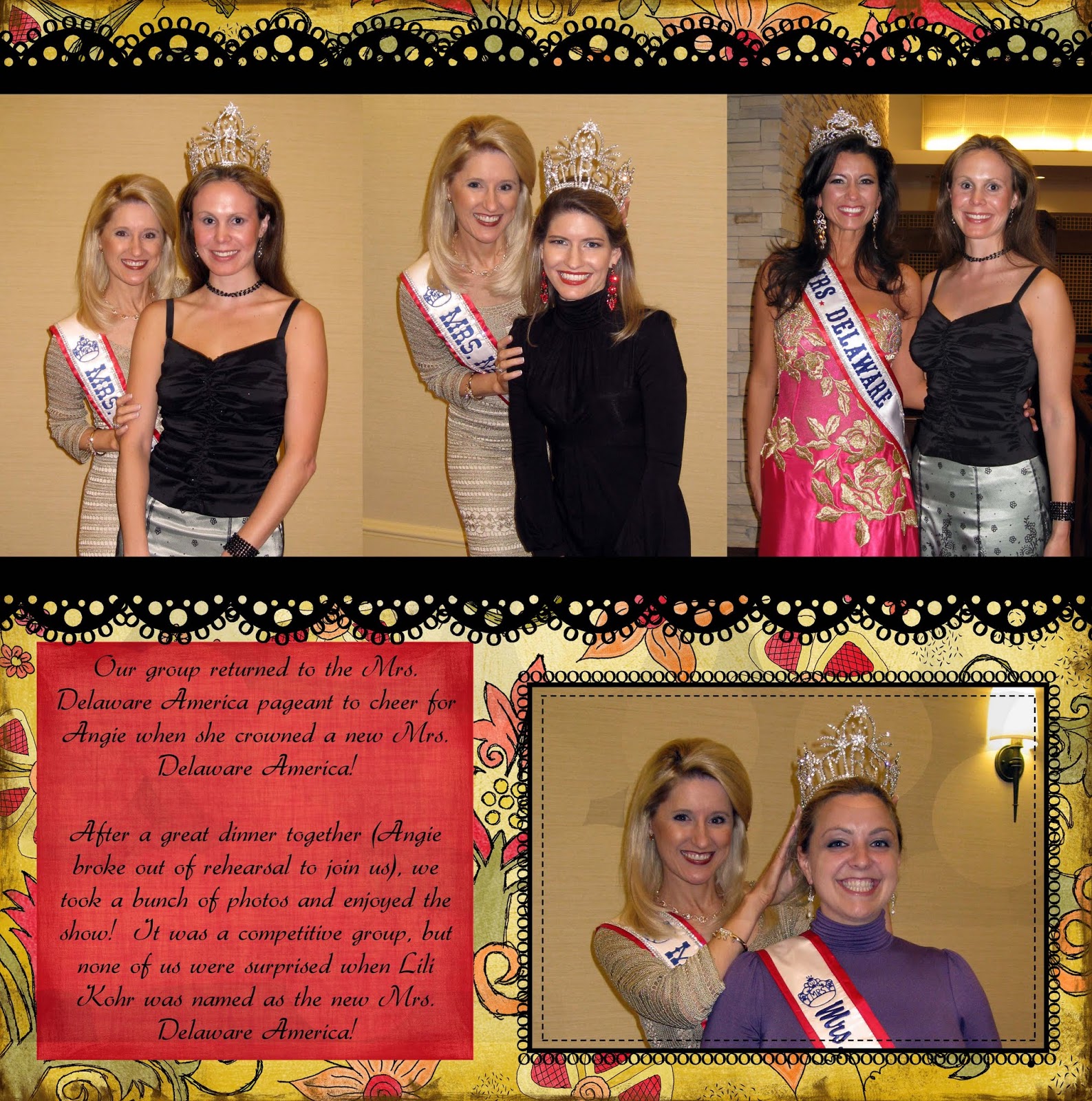 Marci McNair: Attending Mrs. Delaware America Pageant