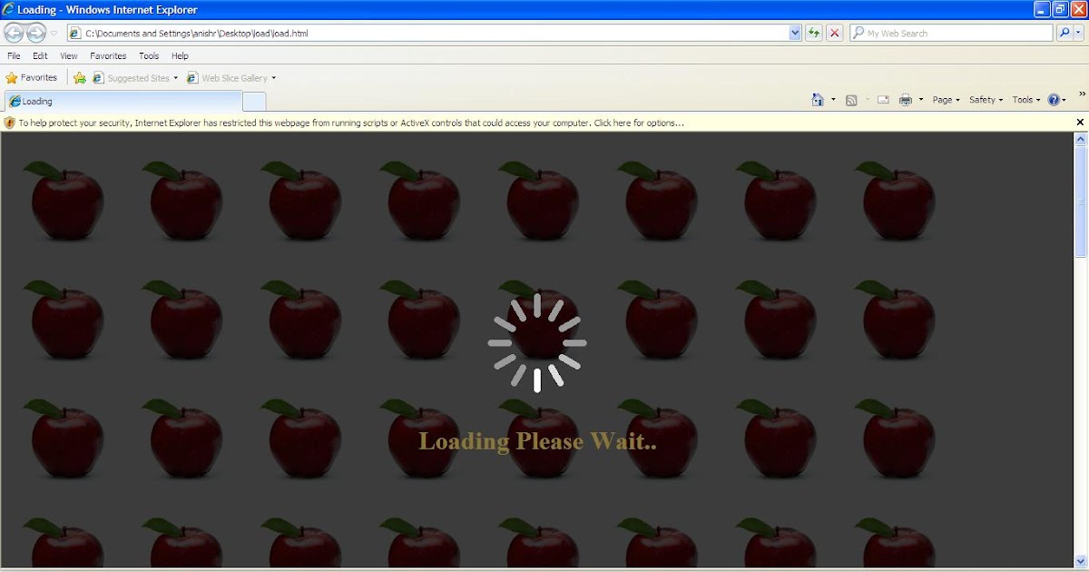 Javascript Page Loading Effect