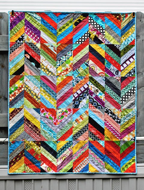 Craft My Life Away: A Herringbone Quilt