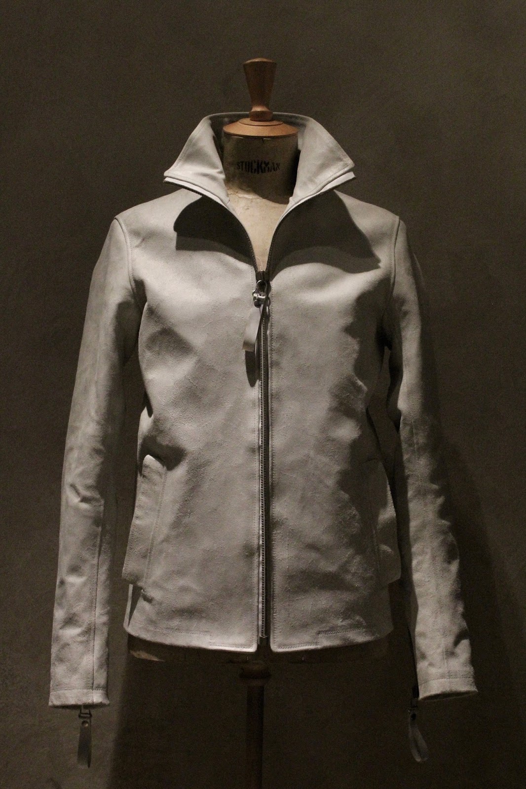 DEEPTI BARTH °017-018 Airlock Zip Membrane Sleeve Leather Jacket