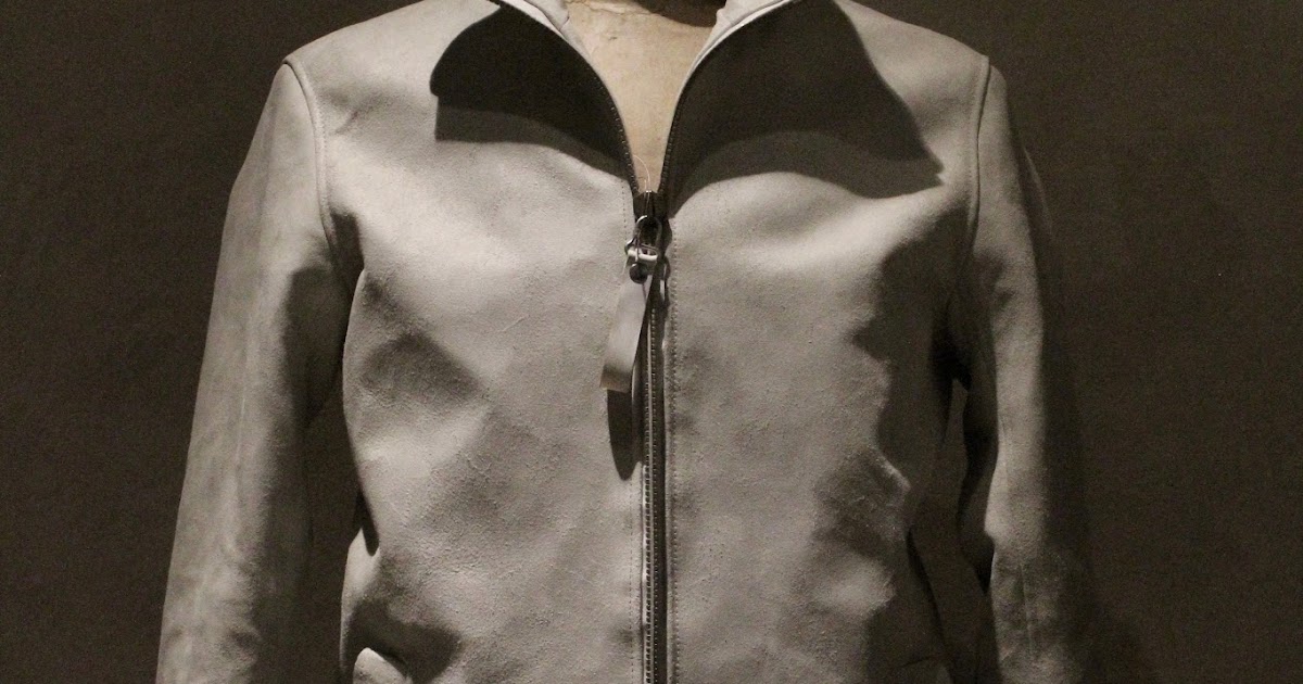 DEEPTI BARTH °017-018 Airlock Zip Membrane Sleeve Leather Jacket