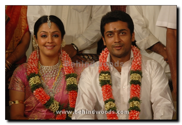 Tamil Actress Hot wallpapers: Suriya & Jothika Marriage Photos