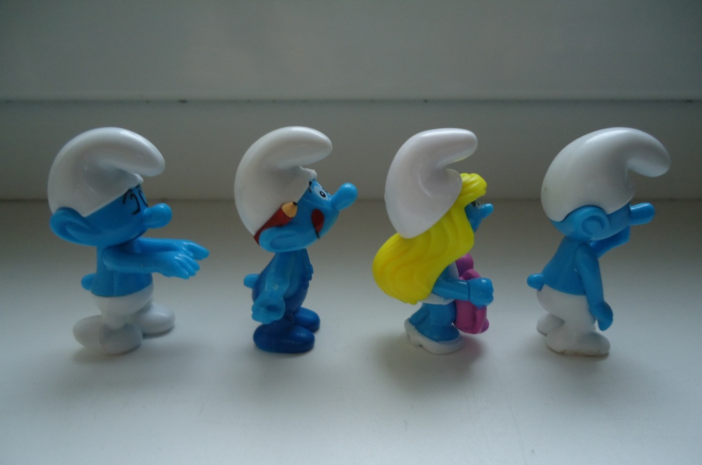 Vintage Smurf Figures: Smurf Figures Collection lot x 4 Smurfs