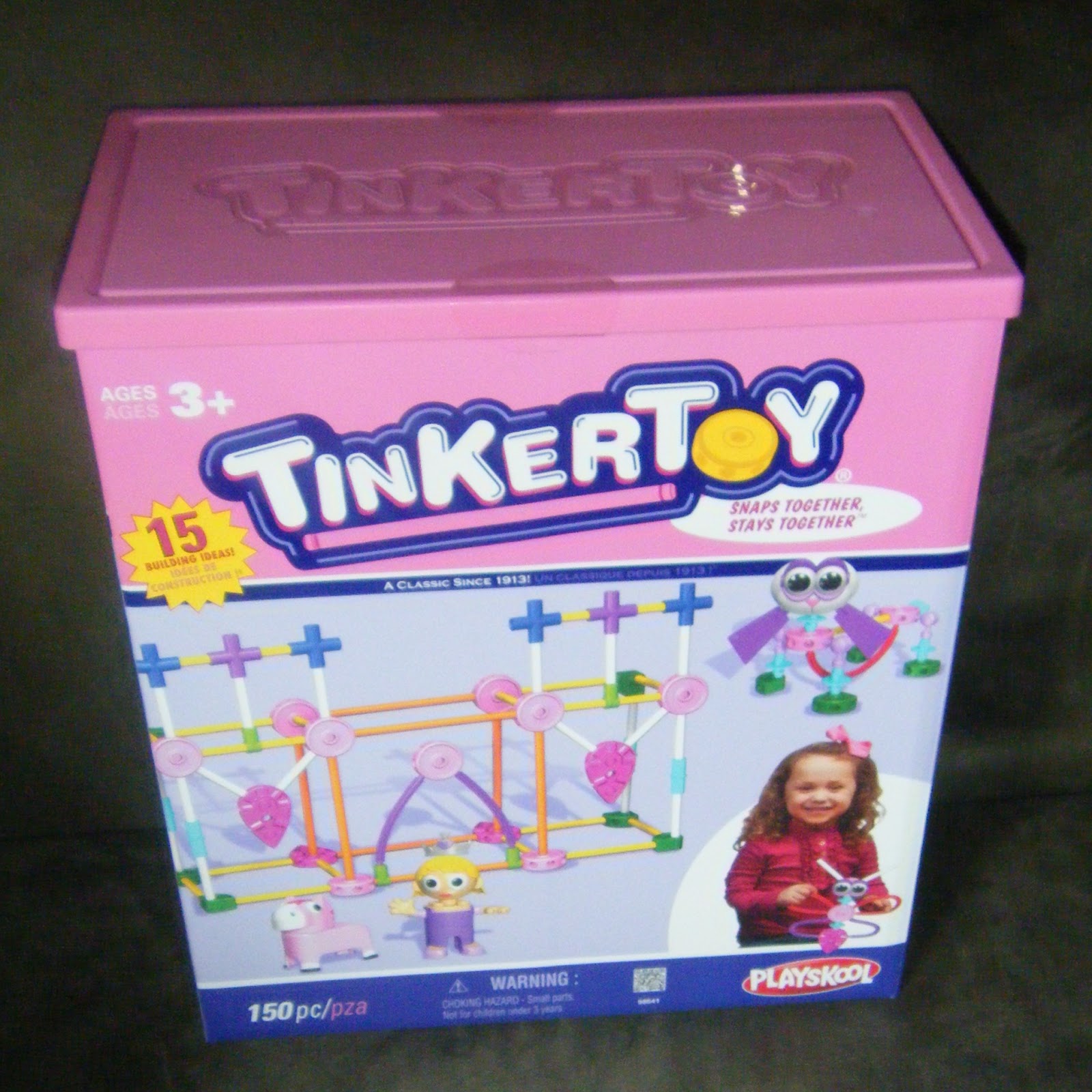 Mommie of 2: TINKERTOY Pink Building Set from K'NEX Review