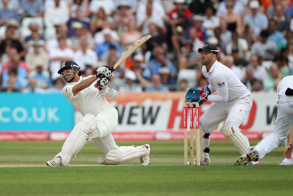 Sachin Tendulkar Photos: Sachin Tendulkar batting against England