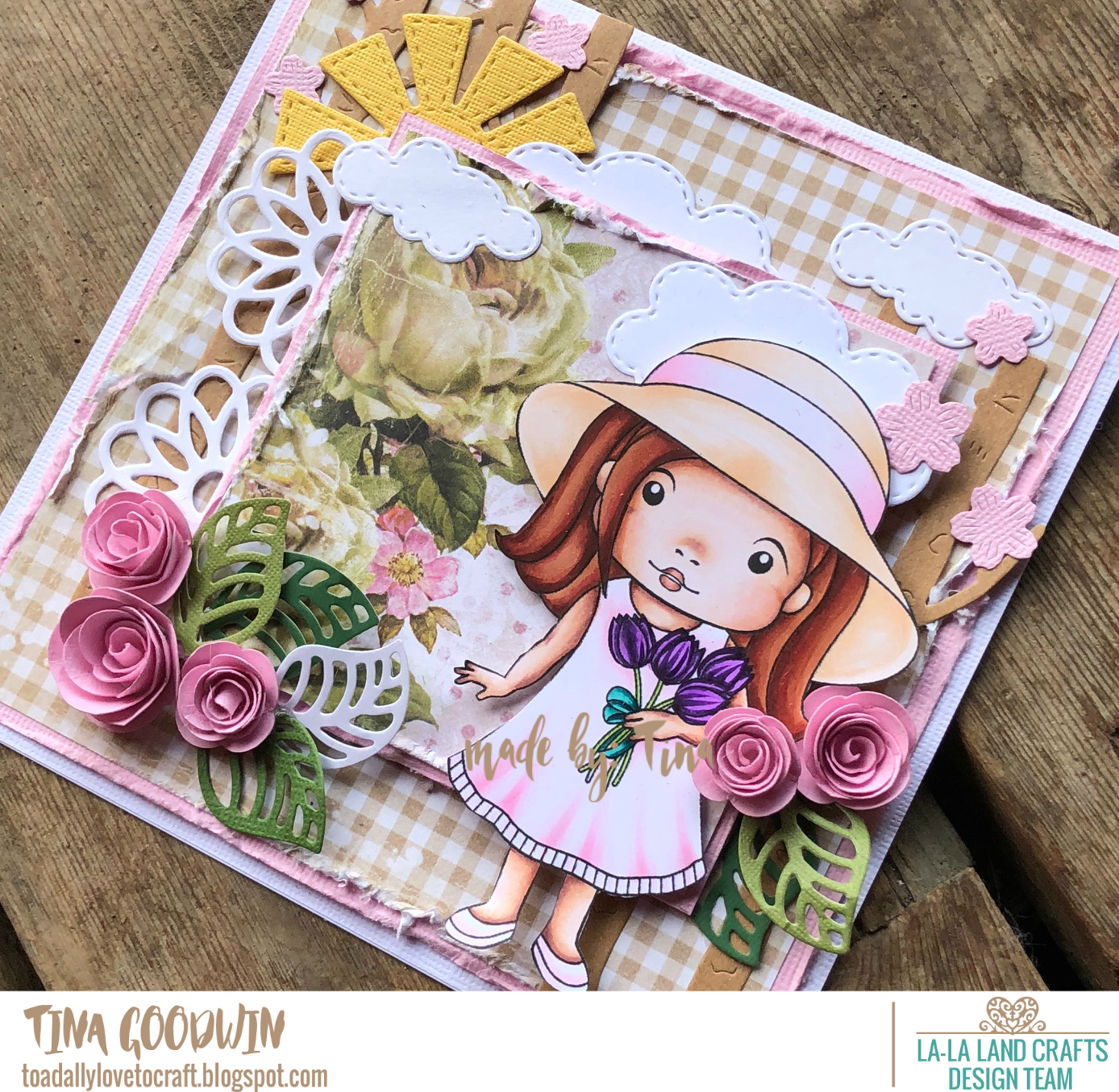 Toadally Love To Craft: All About Flowers with La-La Land Crafts