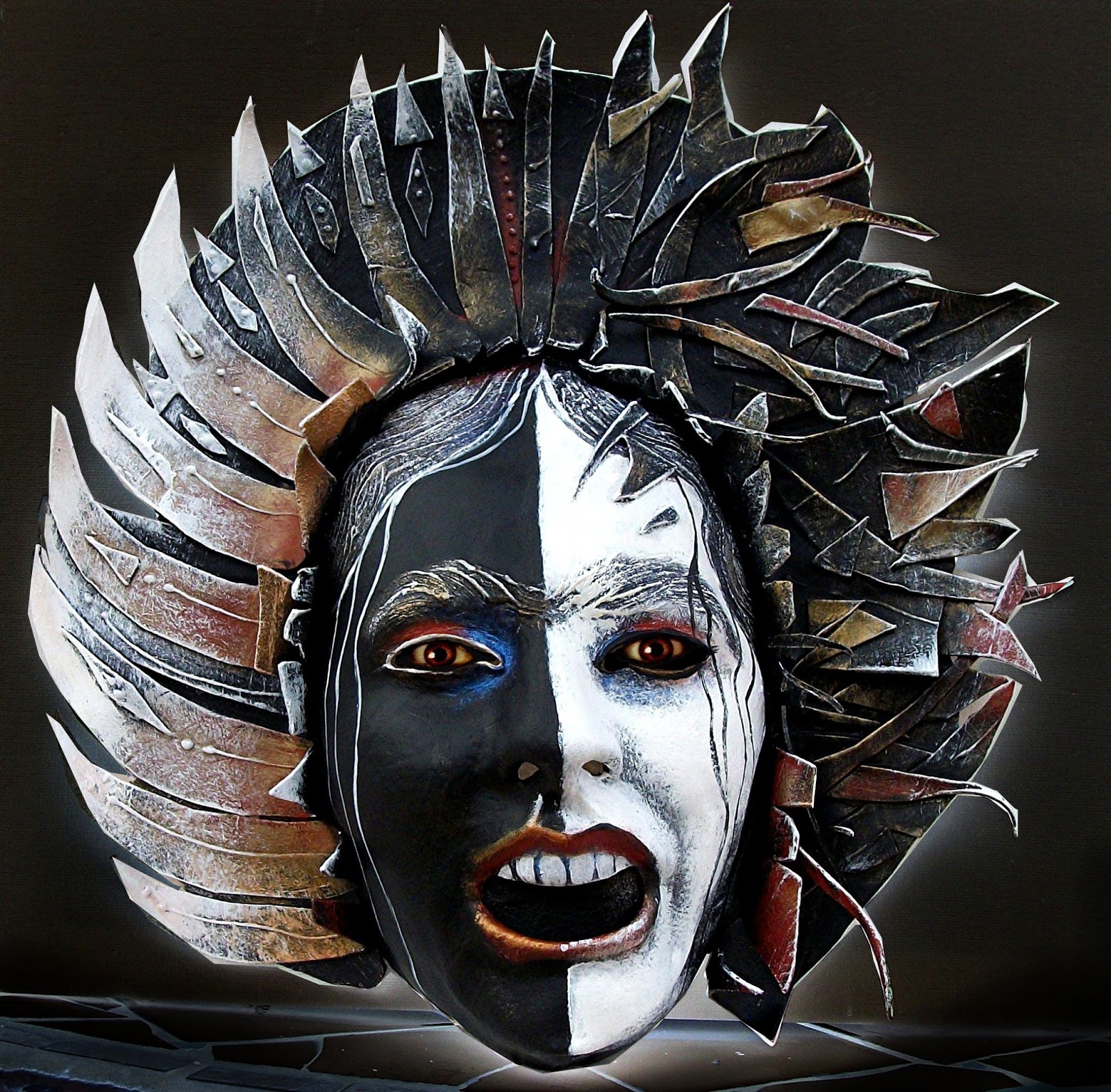 threads of the spiderwoman: Heyoka Masks......