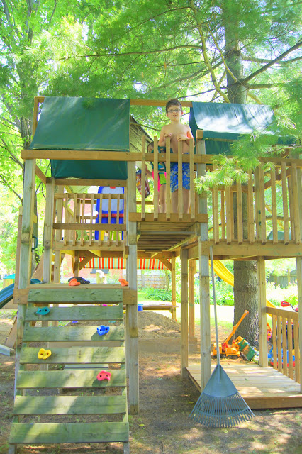 DIY Play Structure - Ideas & Fun! - "Making Montessori Ours"