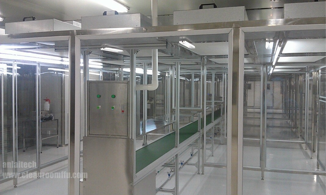 China modular clean room, air shower,FFU,laminar flow bench,clean booth ...