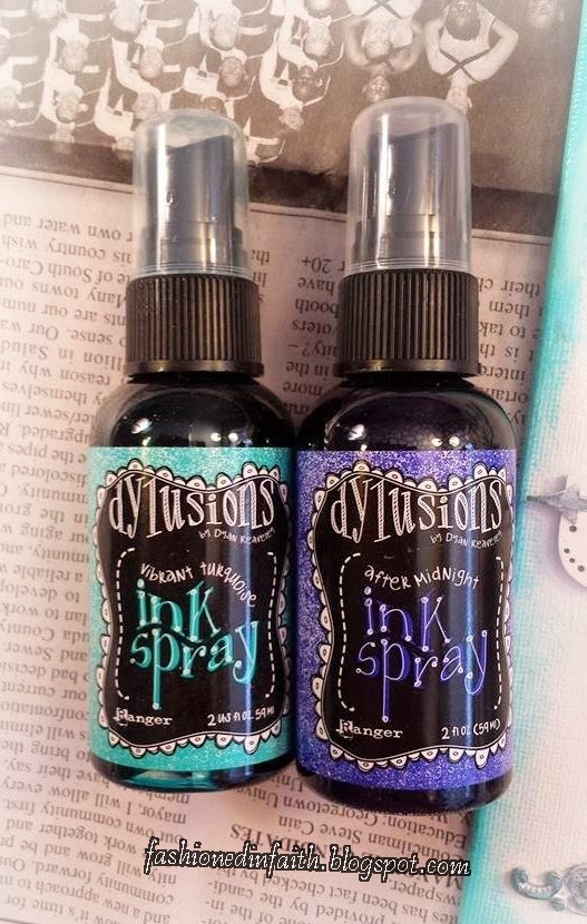 Fashioned In Faith: LWD Design Team Project - Dylusions Ink Spray