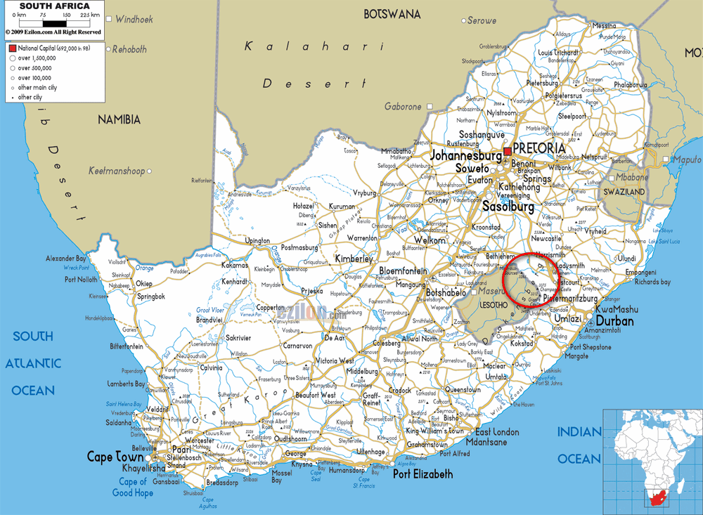 Adventure Travel - The Sojourner: Central/Upper Berg (Drakensberg ...