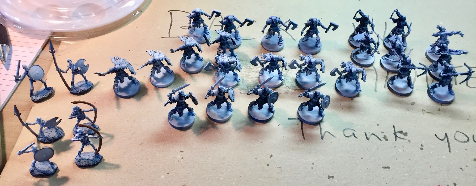 Wanna B Painter: Work in Progress Pictures of Waiqar Undead from Runewars