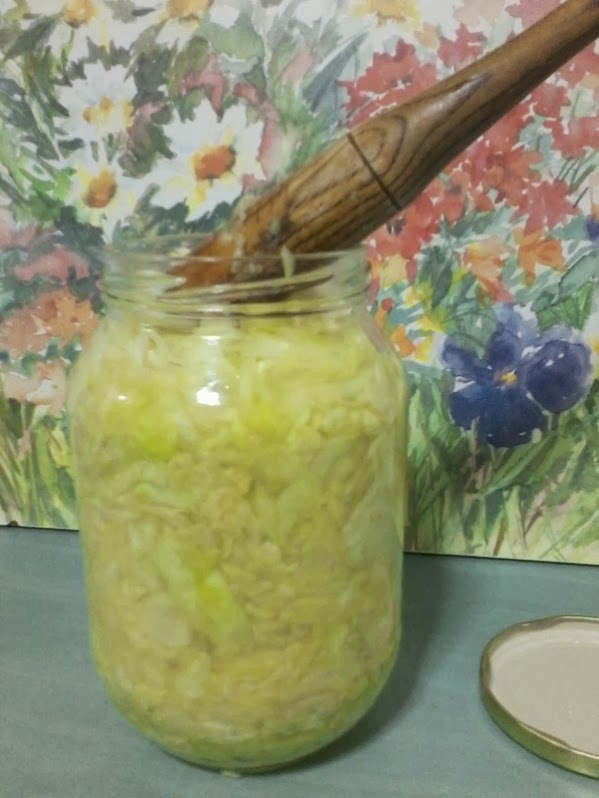 La regadera verde: Usos de la col: elaboración de chucrut (col fermentada)