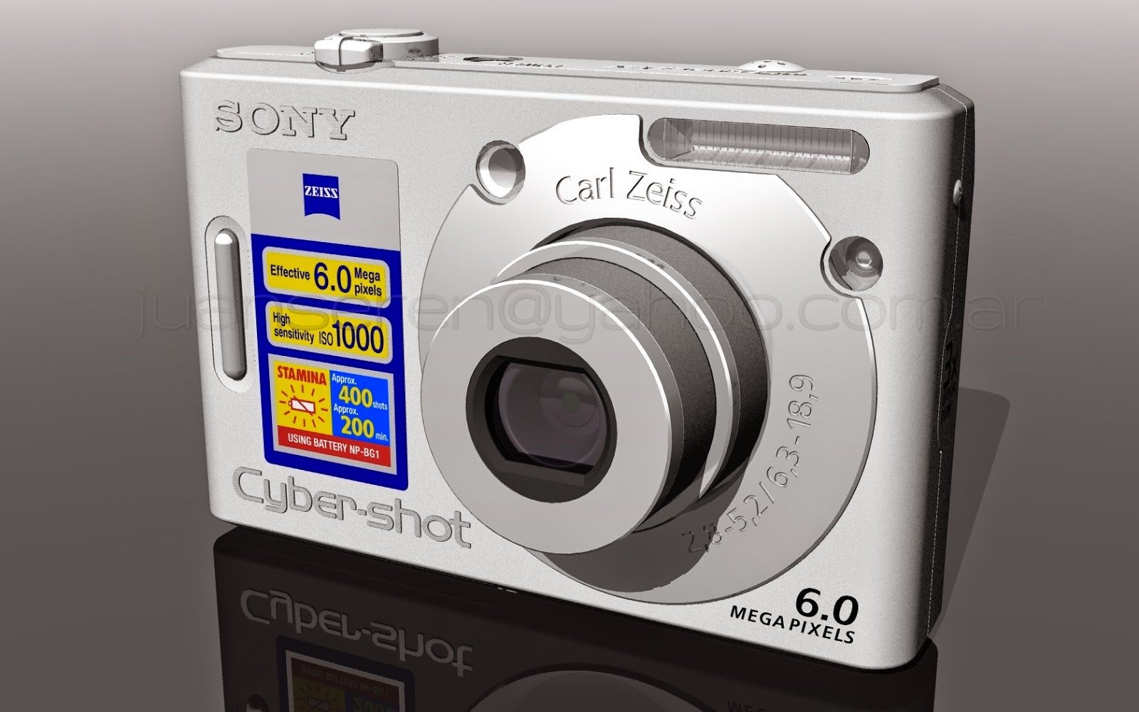 MODELADO 3D: Sony Cyber-shot