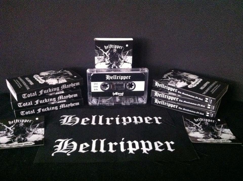 Hellforced Records: 15C06 ☢ HELLRIPPER - THE MANIFESTATION OF EVIL TAPE