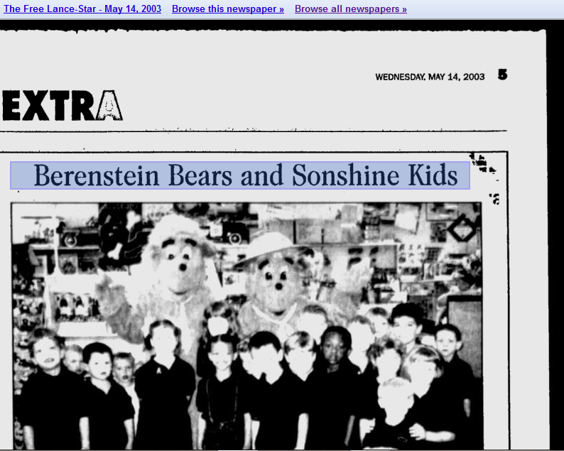 The Berenstein/Berenstain Bears