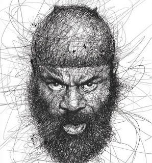 Kreatif! Seni Lukisan Conteng Gambar Artis Antarabangsa | My Info Hub