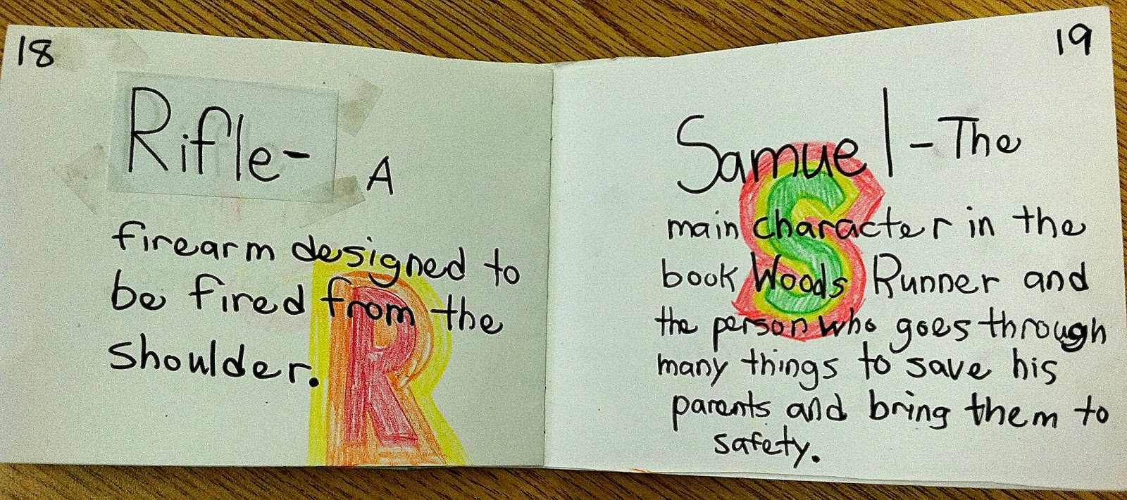 Hello Learning!: Book Project - Woods Runner