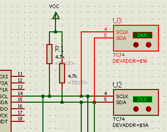 Learning PIC Programing with XC8 Compiler: Reading multiple TC74 on I2C