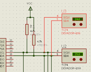 Learning PIC Programing with XC8 Compiler: Reading multiple TC74 on I2C