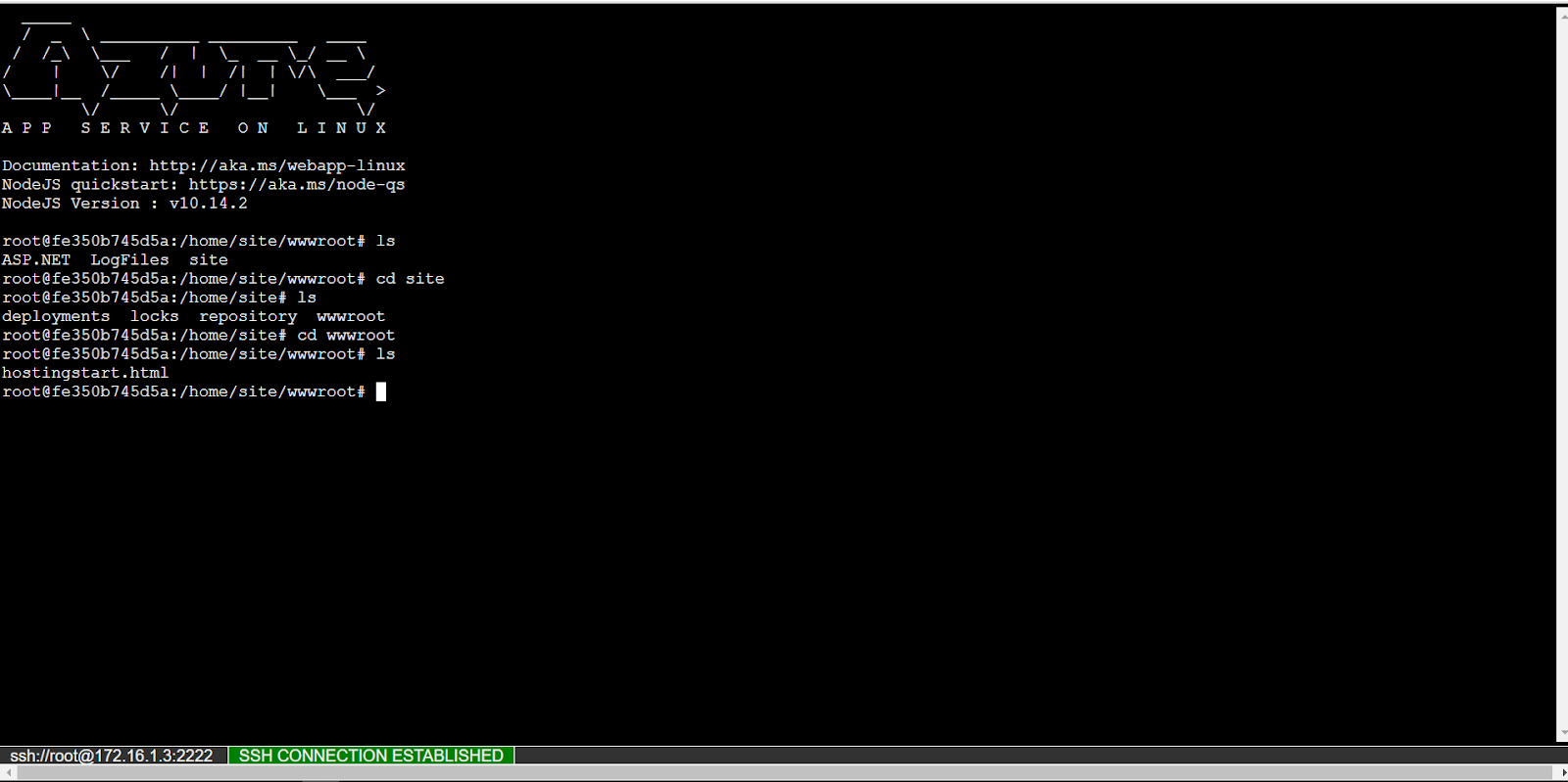 Azure And Co Build A Nodejs Application And Deploy It Git Push To An Azure Linux Web App