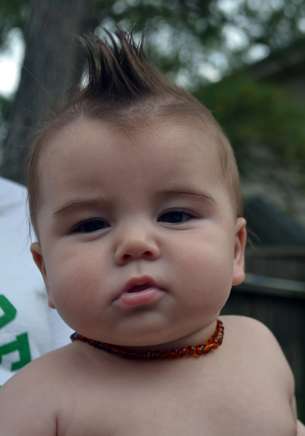 the smores. party of four.: savio's mohawk.