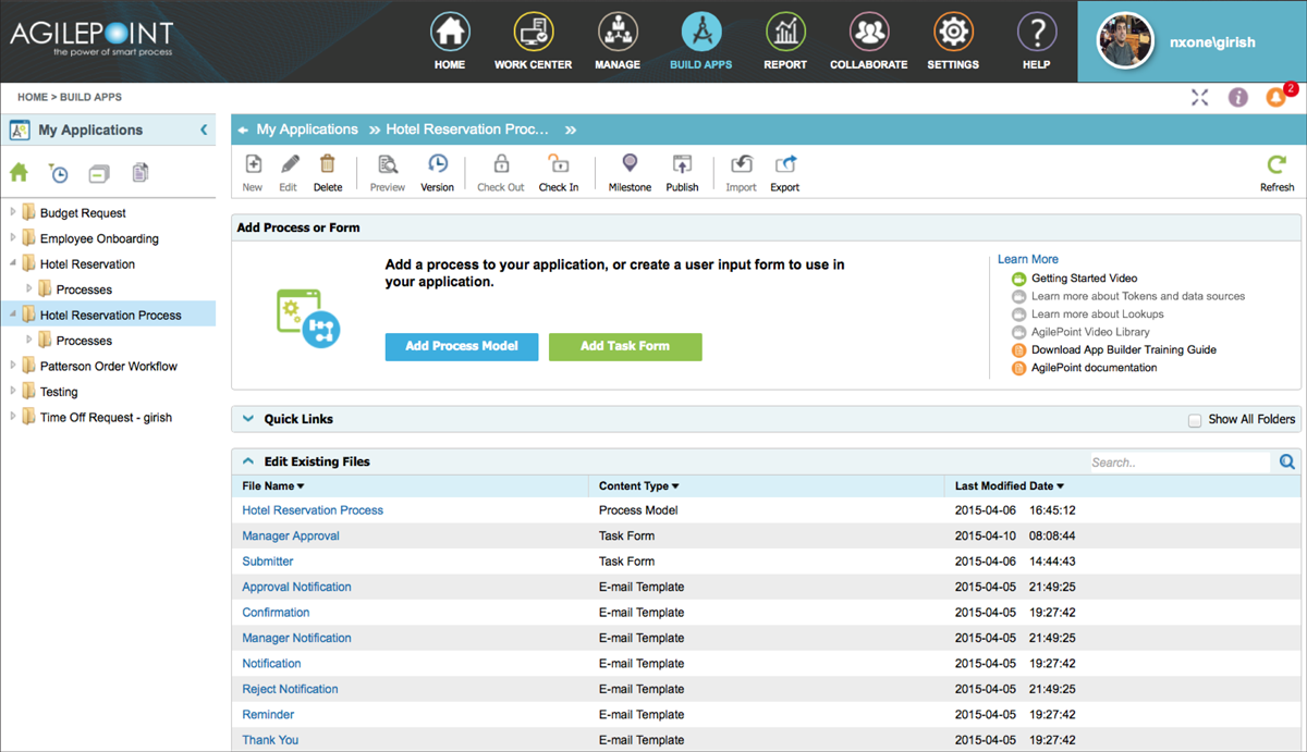 AgilePoint NX: AgilePoint NX „Low-Code“ Plattform