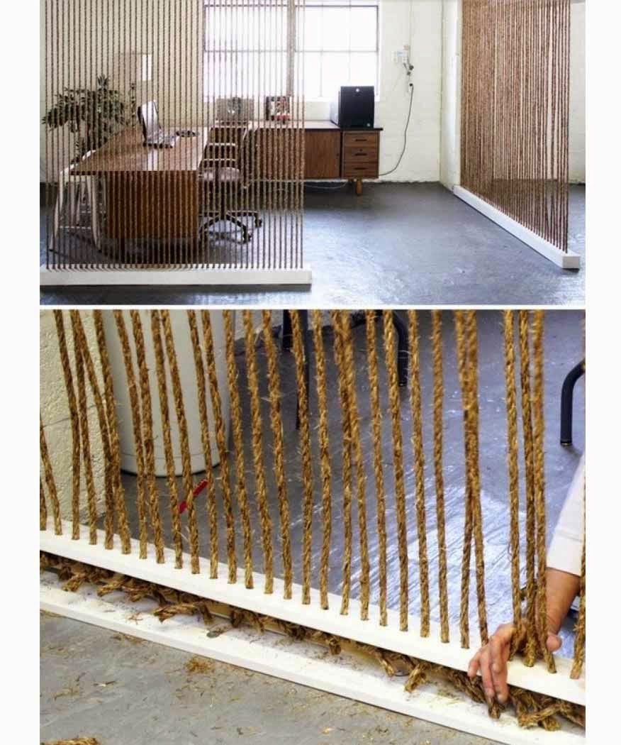 Stylist room dividers with nature theme partition - Interior Design Ideas
