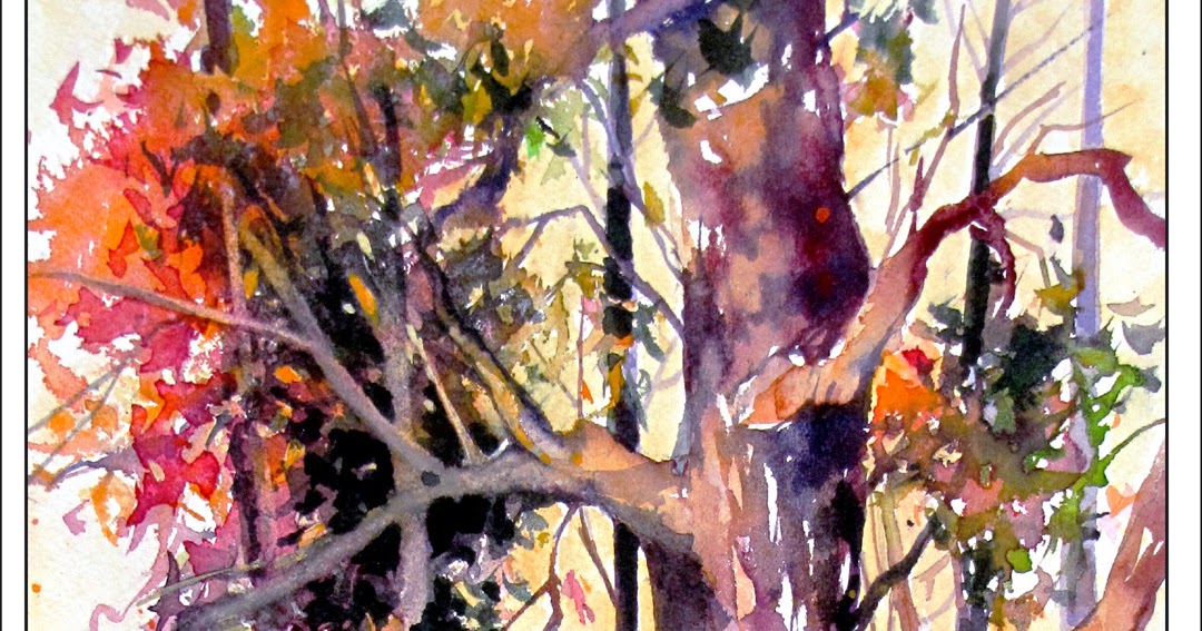 Rae Andrews : Dappled Glow..Watercolor..Texas Artist..Rae Andrews
