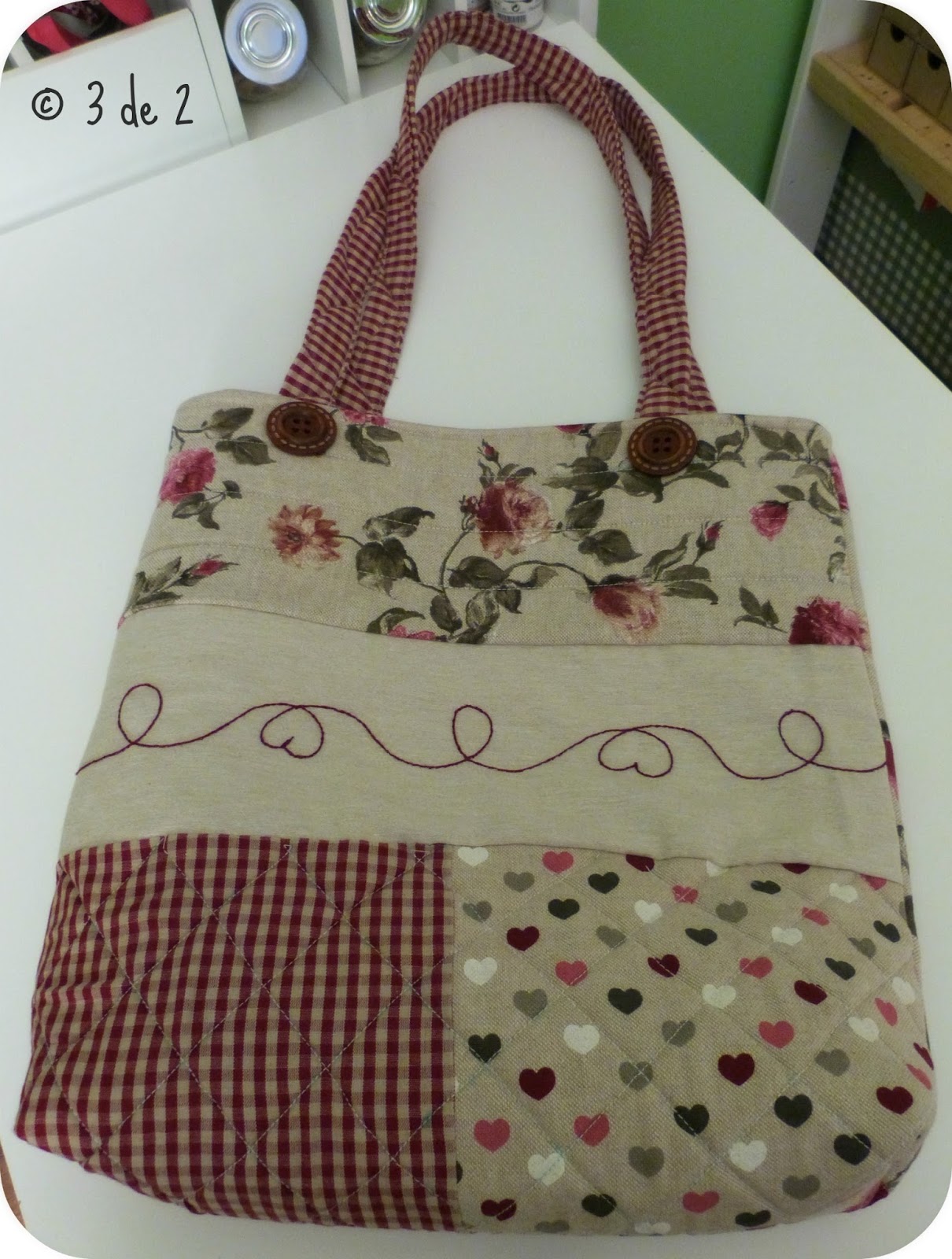 ♥ The Grisbi's House © 3 de 2 ♥: SÚPER BOLSO PATCHWORK