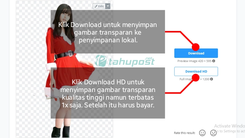 Cara Membuat Background Transparan Online dan Offline - TahuPost