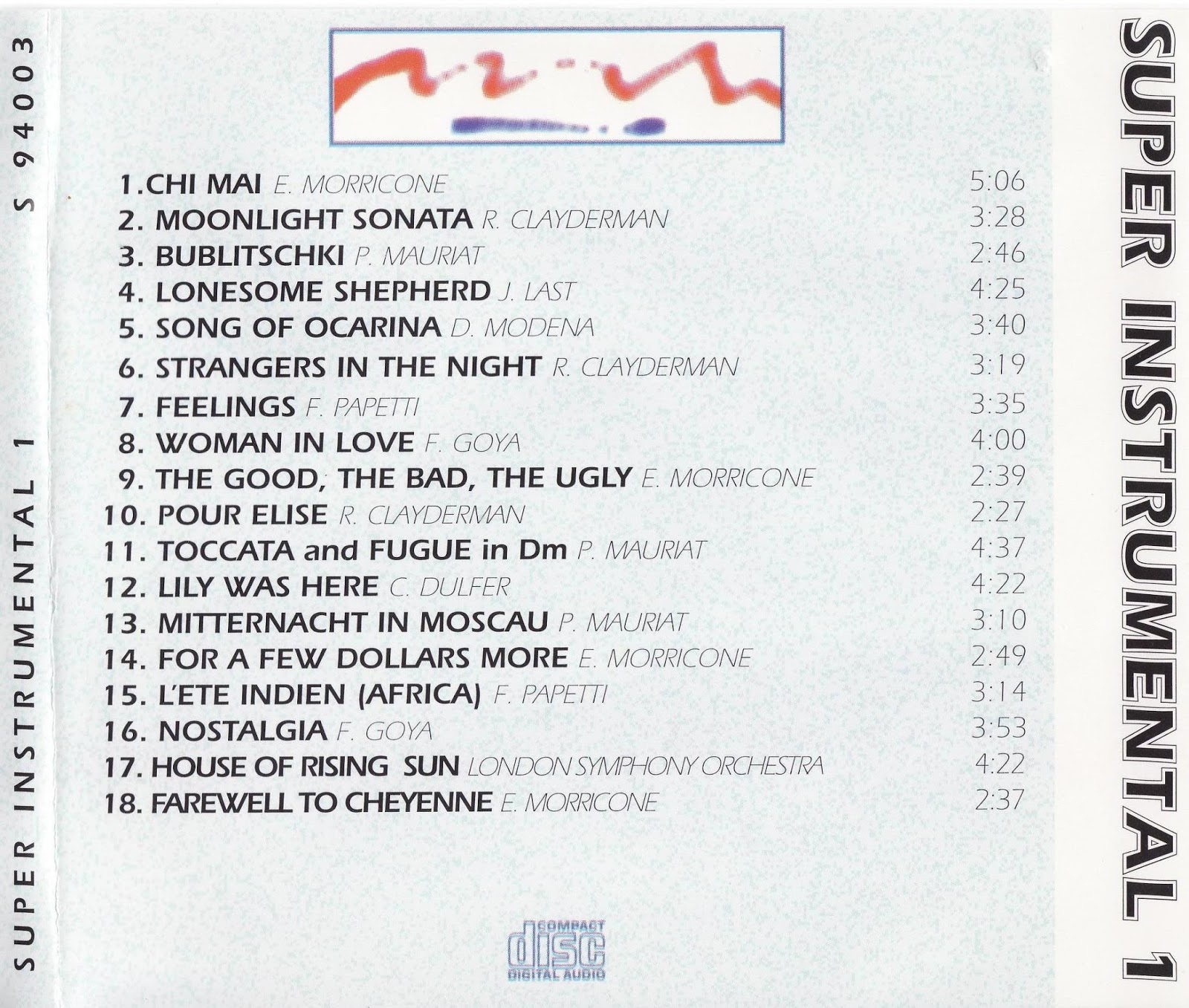 Chia sẻ nhạc Lossless & Lossy: Super Instrumental - Vol 1 [FLAC + CUE ...