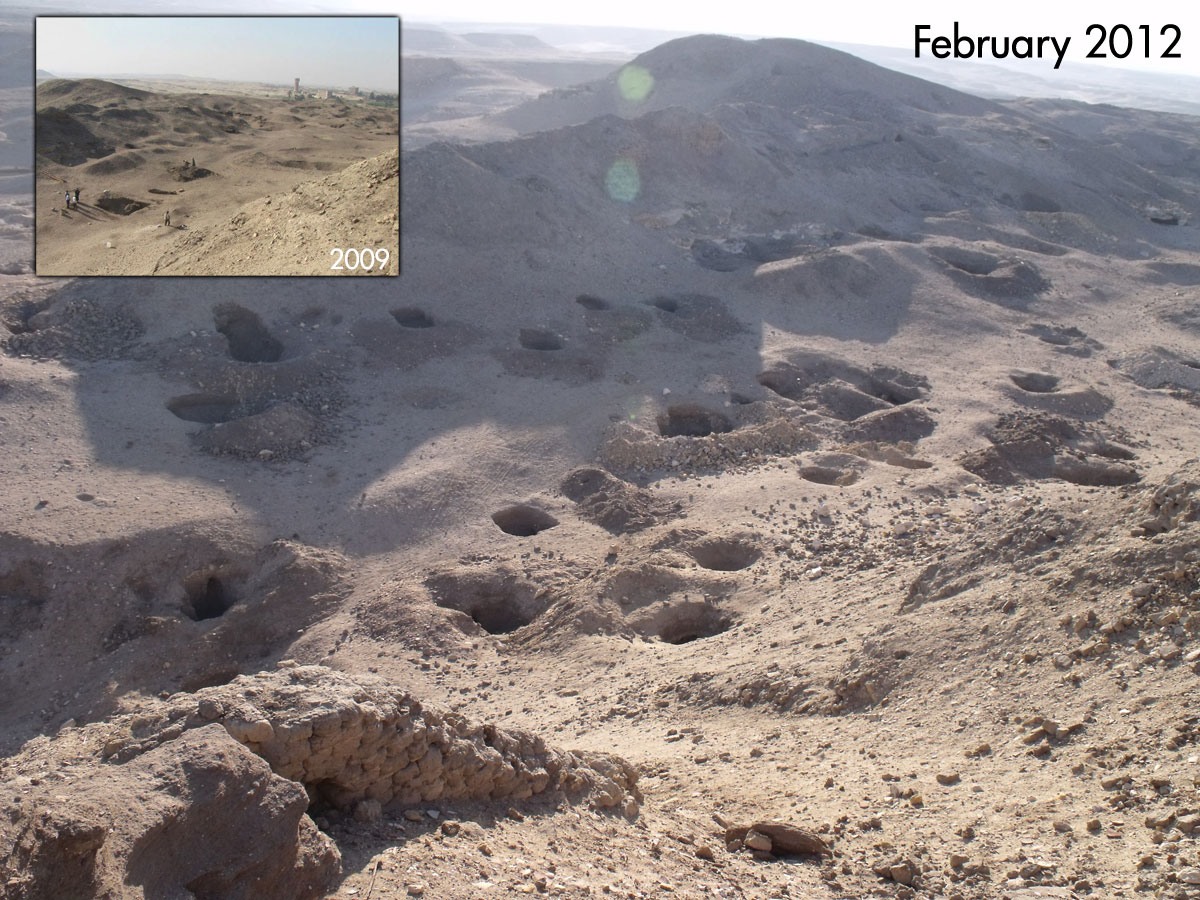 Archaeology Excavations: Massive prowling at El Hibeh, Egypt