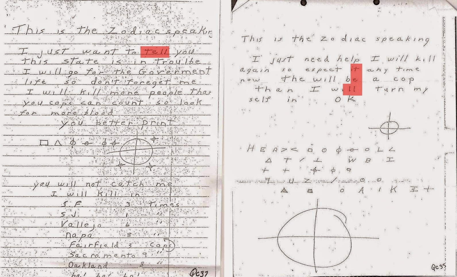 Zodiac Killer Puzzle