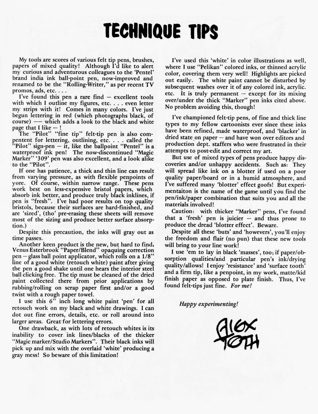 The ALEX TOTH archives: TOTH - Art of Alex Toth A Display of Art Work ...