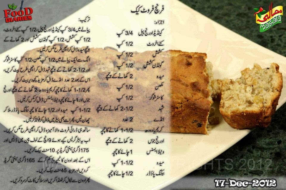 Zarnak's Food Diaries: French Fruit Cake