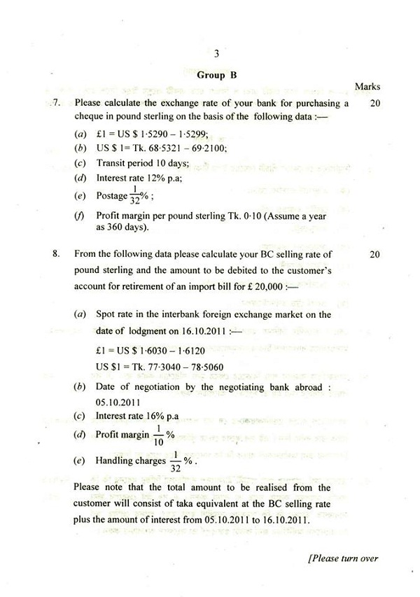 International Trade and Foreign Exchange Question 2011-2018 - Banking ...