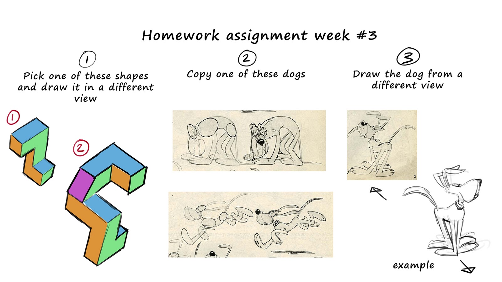 Learning drawing principles: 2018