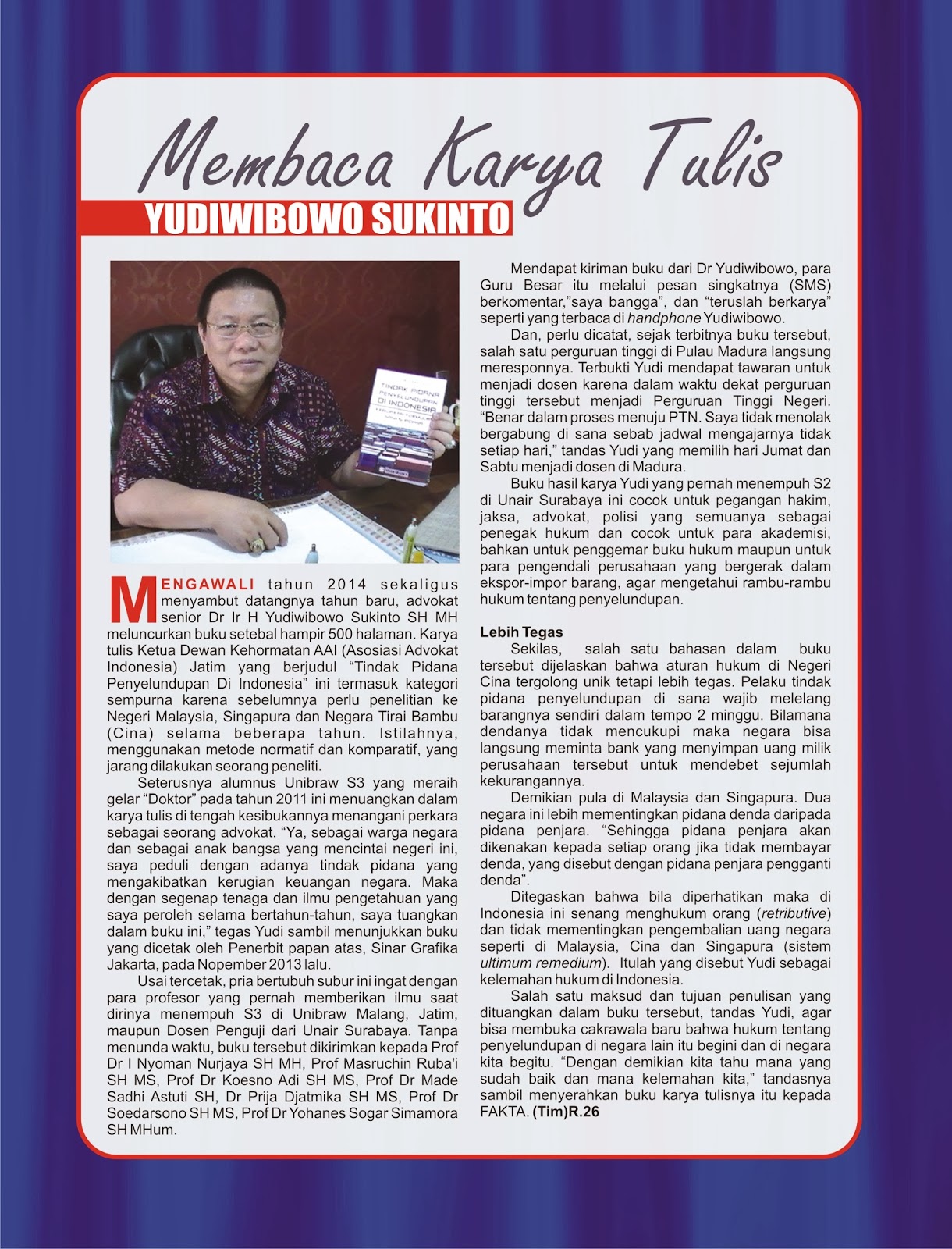 MAJALAH FAKTA: ARTIKEL