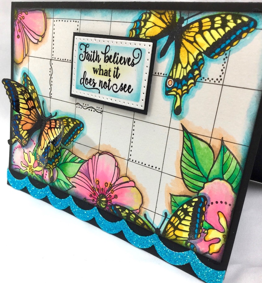 Creative Smiles - my little crafting world: Graph it! Butterflies and ...