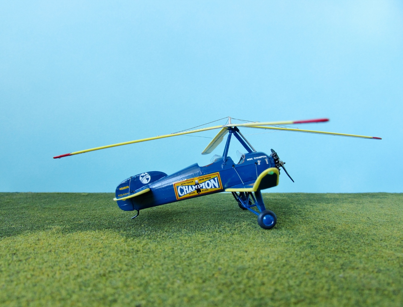 Wings of Intent: Pitcairn Autogyro HO scale completed (Williams ...