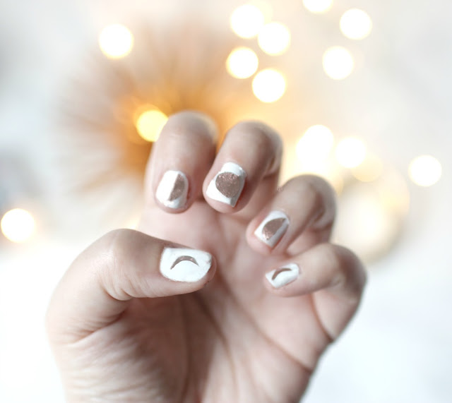 Elle Sees|| Beauty Blogger in Atlanta: Nail Art: Phases of the Moon Nails