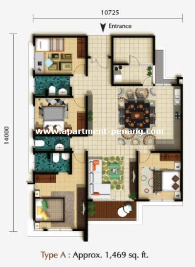 86 Avenue Residences Penang Property | Penang.MalaysiaCondo.com