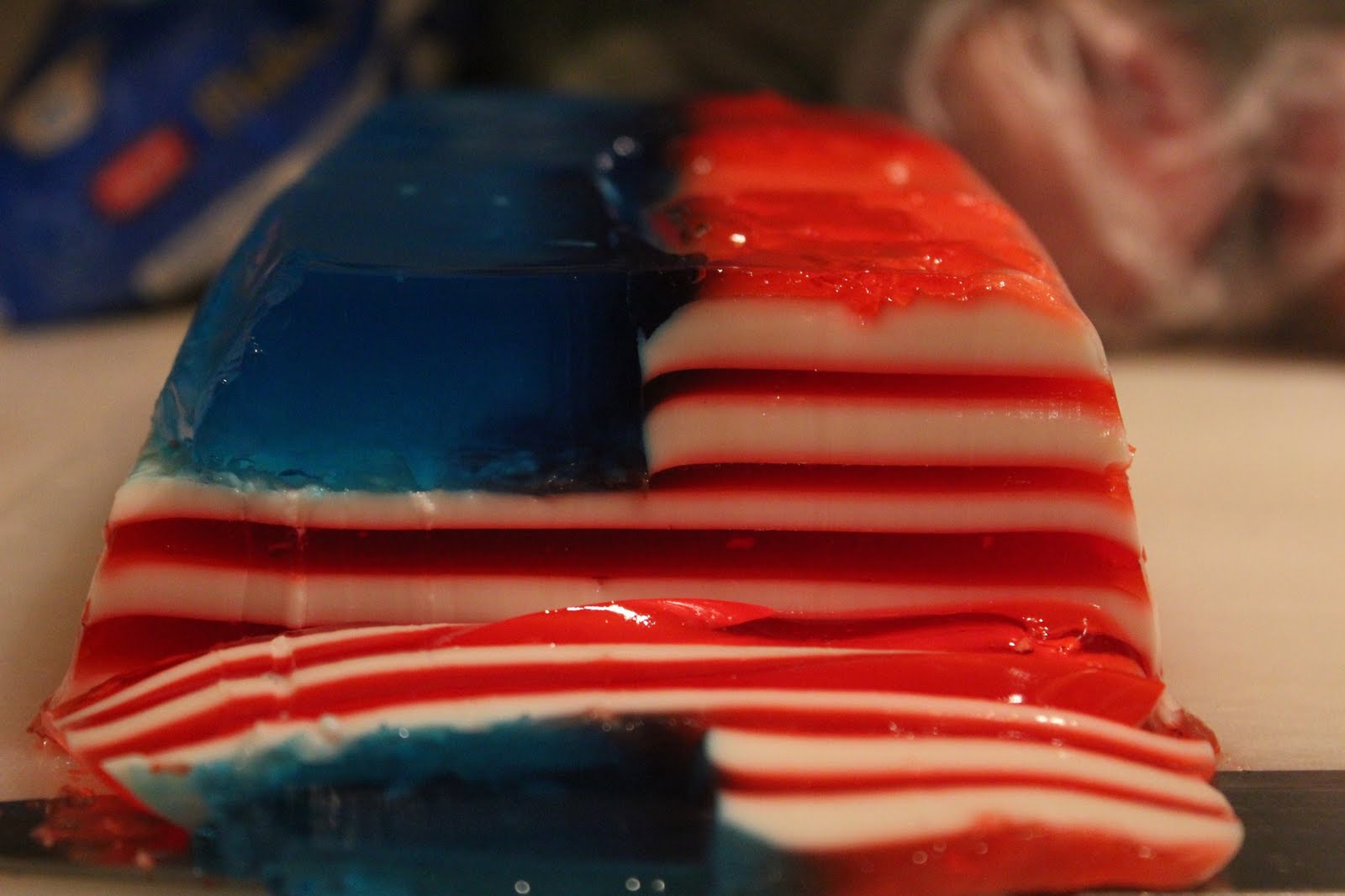 Mike is Bored: American Flag Jello Recipe