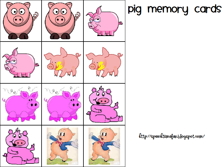 Three Little Pigs Activities for Speech Therapy - Speech Time Fun ...