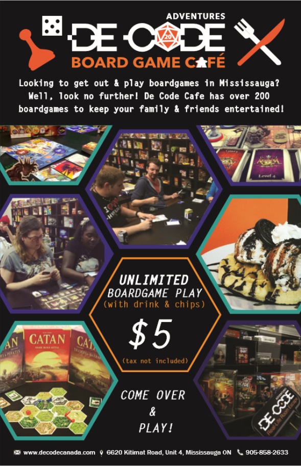 Heather Agoncillo: Board Game Cafe Ads