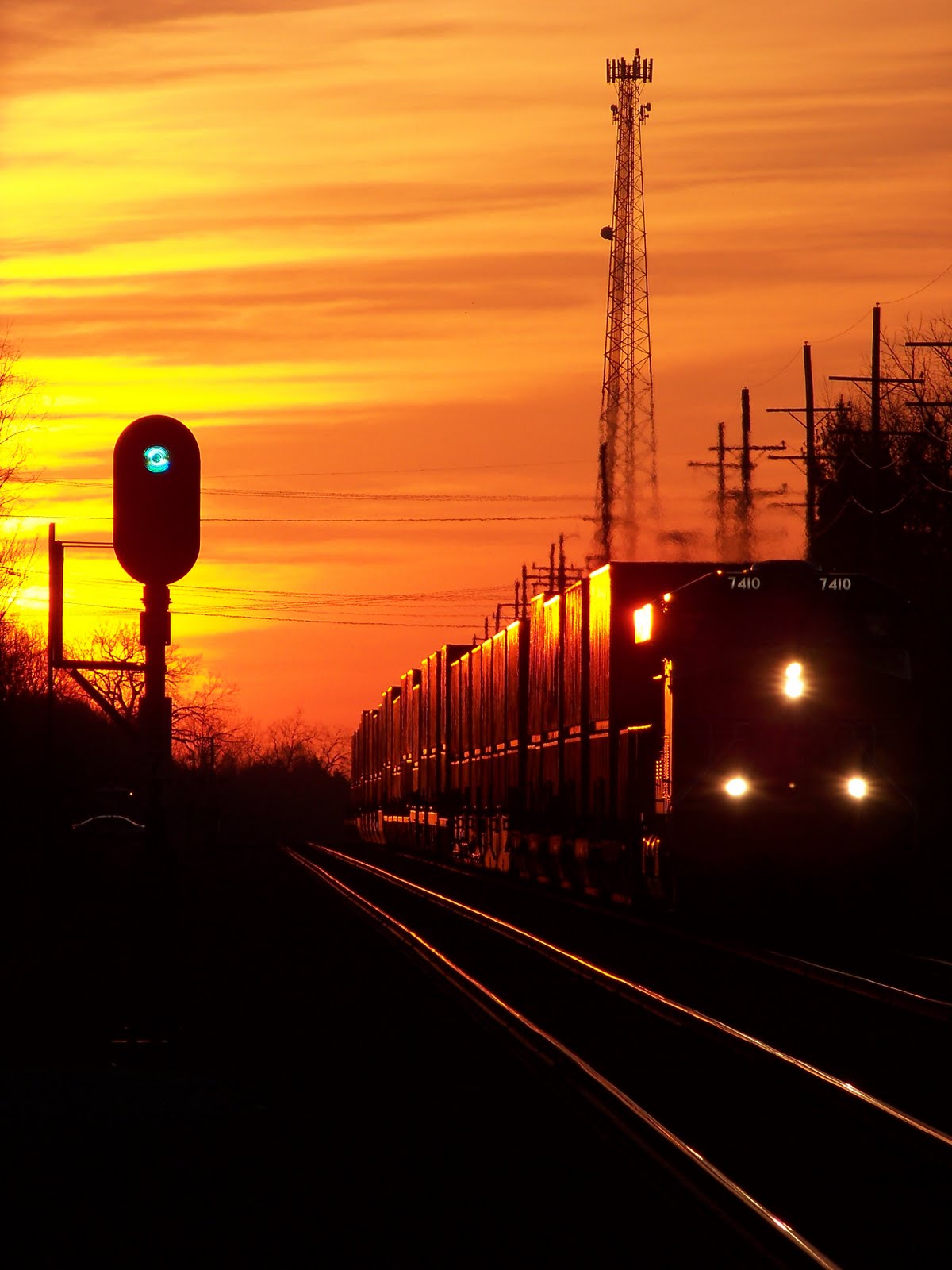 Ryan Latimer's Photography: The Sunset Train